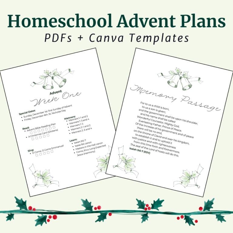 Simple Homeschool Advent Ideas